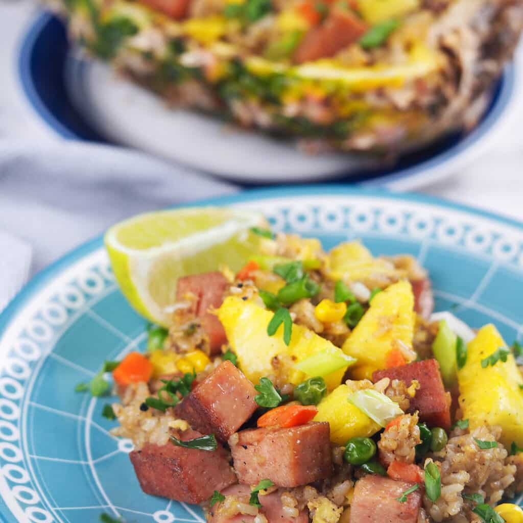 Spam Fried Rice - Ole Blue Dog
