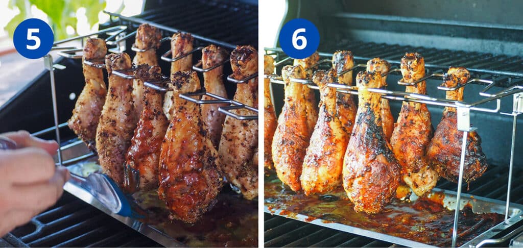 Grilled BBQ Chicken Legs - Ole Blue Dog